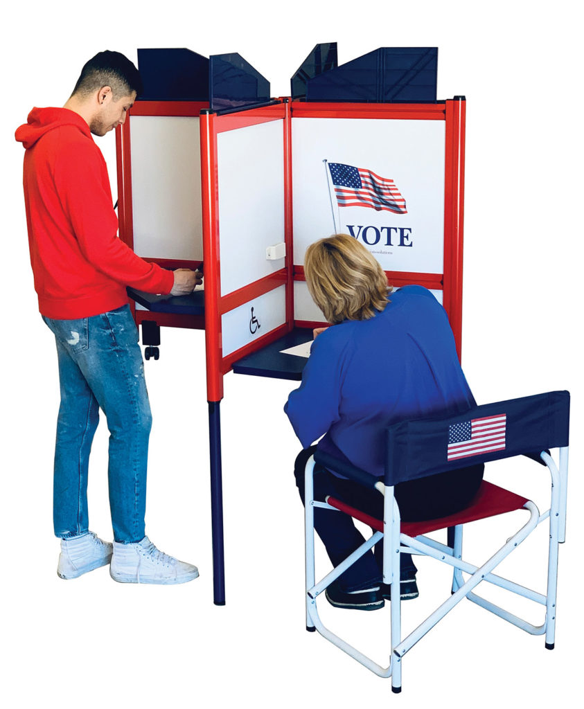Franklin® Voting Booth Privacy Wings - Inclusion Solutions